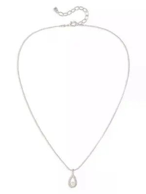 Nina Ricci 1990s Rhodium-plated Necklace - Silver