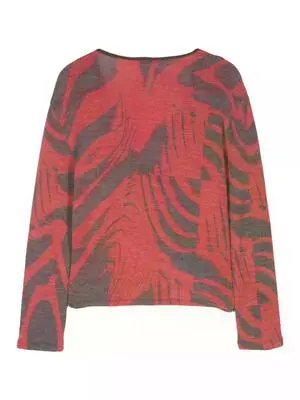 Versace Abstract Pattern Knitted Jumper