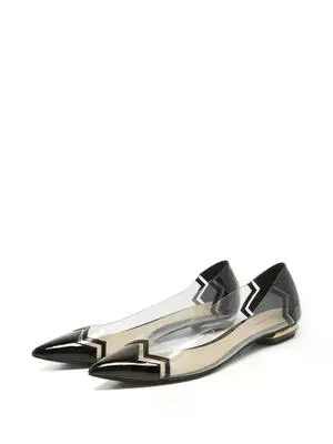 NICHOLAS KIRKWOOD Clear Panel Pointed Pumps