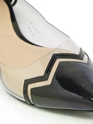 NICHOLAS KIRKWOOD Clear Panel Pointed Pumps