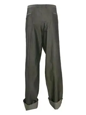 BOSS Cuffed-hem Trousers