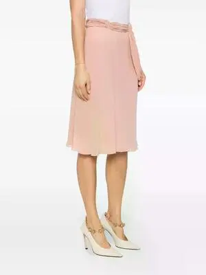 Dior 2000s Draped Silk Skirt