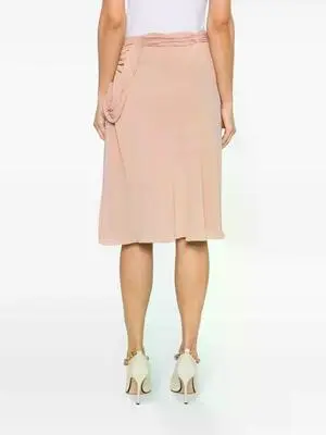 Dior 2000s Draped Silk Skirt