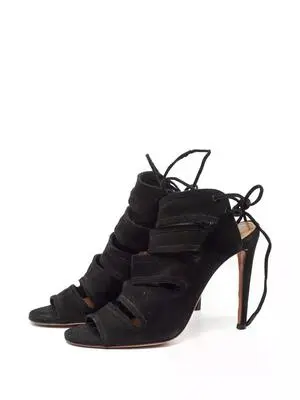 AQUAZZURA 100mm Suede Sandals