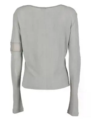 Just Cavalli V-neck Long Sleeve Top