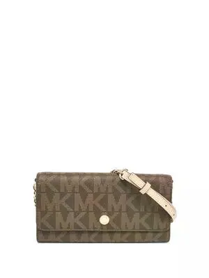 Michael Kors Monogrammed Clutch Bag