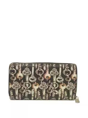 Dolce & Gabbana Key-print Leather Wallet - Brown