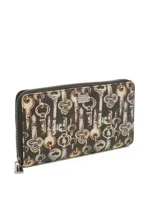 Dolce & Gabbana Key-print Leather Wallet