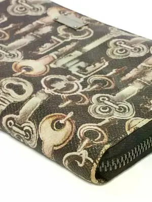 Dolce & Gabbana Key-print Leather Wallet