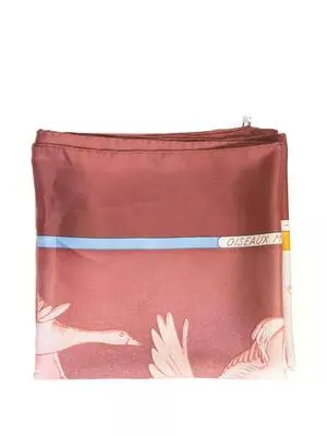 Hermès 1970s Oiseaux Migrateurs Silk Scarf