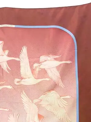 Hermès 1970s Oiseaux Migrateurs Silk Scarf