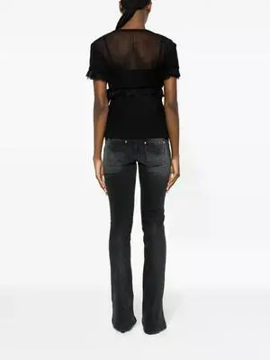 LOUIS VUITTON 2000s Ruffle-trimmed Blouse
