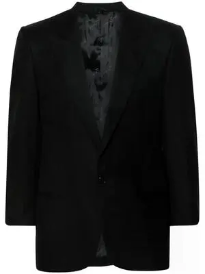 Pierre Cardin 1980s Peak Lapels Wool Blazer