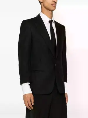 Pierre Cardin 1980s Peak Lapels Wool Blazer