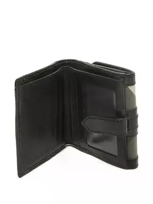 Burberry Patent Leather Check Wallet