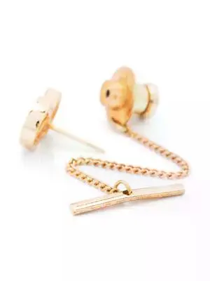Dior 1980s Cd Tie Pin And Cufflinks Set