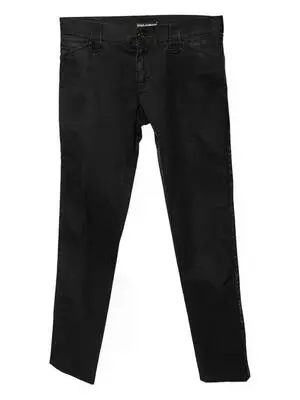 Dolce & Gabbana Logo Plaque Pocket Trousers