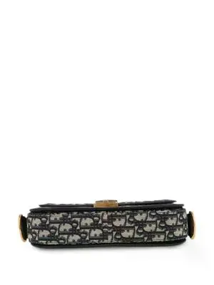 Dior 2018 Trotter Flap Shoulder Bag - Blue