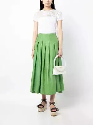 Prada Crochet Short-sleeve Top