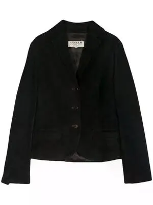 A.N.G.E.L.O. VINTAGE CULT 2000s Suede Single-breasted Blazer