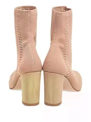 GIANVITO ROSSI 90mm Thurlow Perforated Ankle Boots