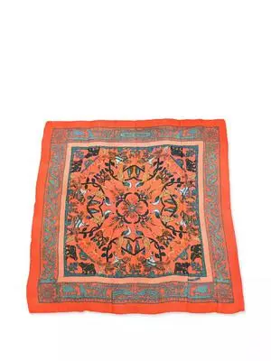 Hermès 1990-2000s Silk Scarf - Orange