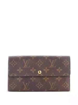 LOUIS VUITTON Sarah Wallet Monogram Canvas Small Wallets - Brown