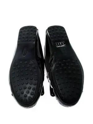 TOD'S Vintage Tassel Loafers - Black