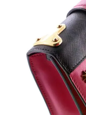 Prada Cahier Embellished Leather Small Crossbody Bag