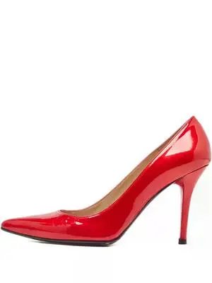 STUART WEITZMAN 100mm Pointed-toe Patent-leather Pumps