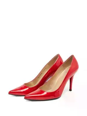 STUART WEITZMAN 100mm Pointed-toe Patent-leather Pumps