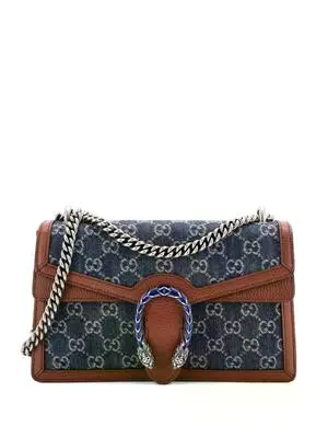 Gucci Dionysus Gg Denim Small Shoulder Bag - Blue