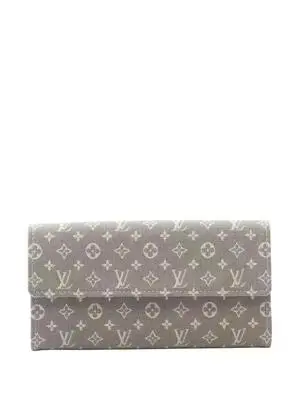 LOUIS VUITTON 2008 Monogram Mini Lin Sarah Wallet Long Wallets