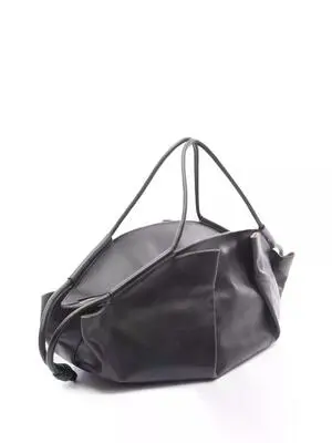 Loewe Shiny Calfskin Paseo Xl Tote Bag - Black
