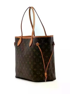 LOUIS VUITTON Monogram Neverfull Mm Tote Bag - Brown