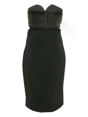 Brandon Maxwell Paneled Midi Dress