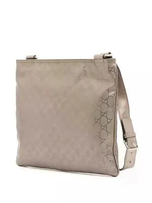 Gucci Gg Imprime Crossbody Bag - Gold