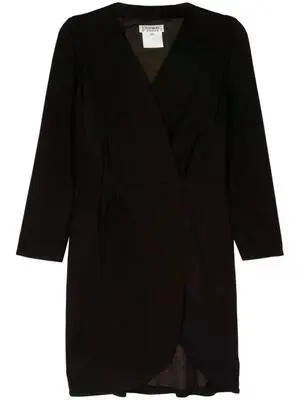 Saint Laurent Wrap Cocktail Dresses