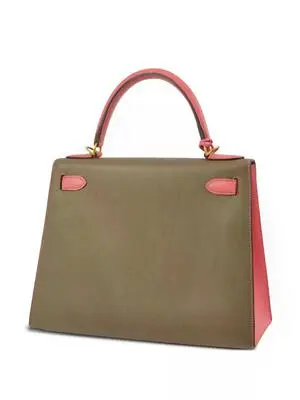 Hermès 2018 Kelly 28 Sellier Two-way Bag - Grey