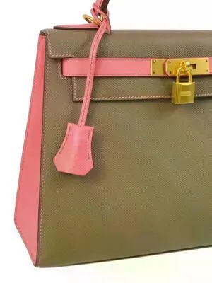 Hermès 2018 Kelly 28 Sellier Two-way Bag - Grey