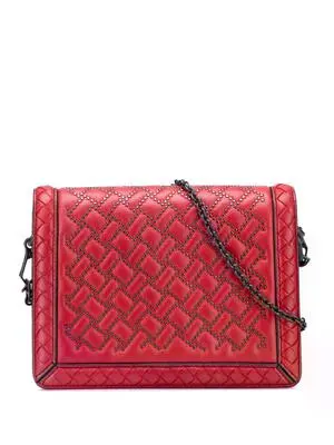 Bottega Veneta Nappa Intrecciato Microstud Montebello Crossbody Bag