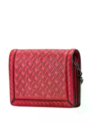 Bottega Veneta Nappa Intrecciato Microstud Montebello Crossbody Bag