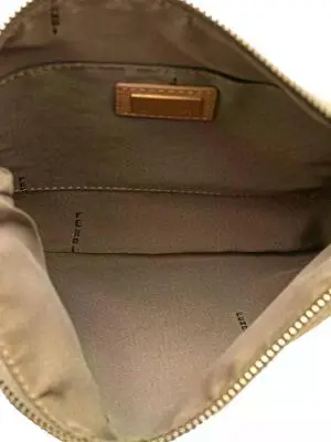 Fendi 2000-2010 Zucchino Canvas Shoulder Bag - Brown