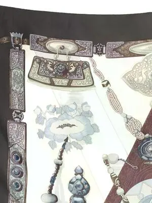 Hermès 1999 Tibet-print Silk Scarf