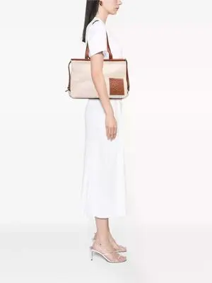 Loewe Canvas Cushion Tote Bag