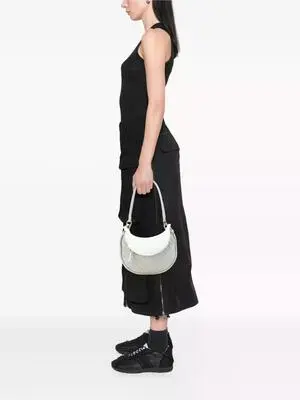 Bottega Veneta Small Bicolor Lambskin Intrecciato Gemelli Hobo Bag - Grey