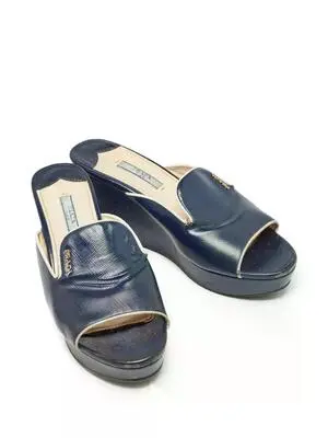 Prada 85mm Leather Sandals