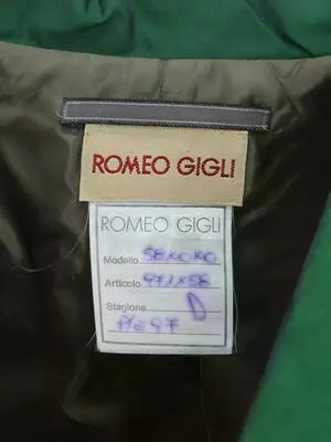 ROMEO GIGLI 1997 Single-breasted Waistcoat - Green