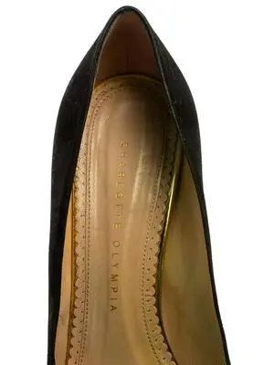 CHARLOTTE OLYMPIA 145mm Suede Platform Pumps