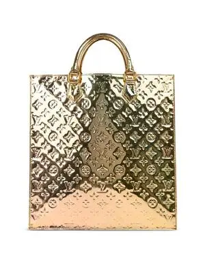 LOUIS VUITTON Pre-owned Monogram Miroir Sac Plat Tote Bag - Gold